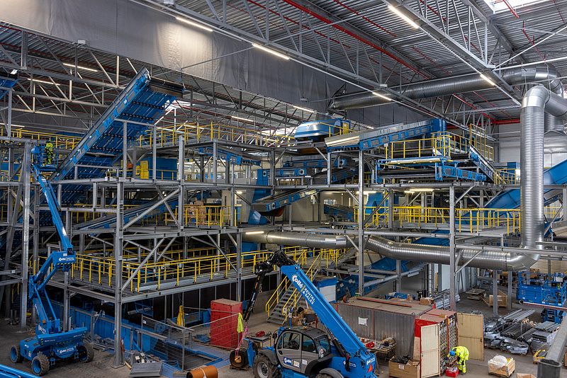 Indaver start nieuwe PMD-sorteerinstallatie op - Made in