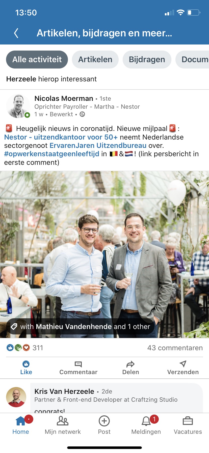 Nicolas Moerman (Nestor, Payroller) is de West-Vlaamse Jonge Ondernemer van het Jaar - Made in