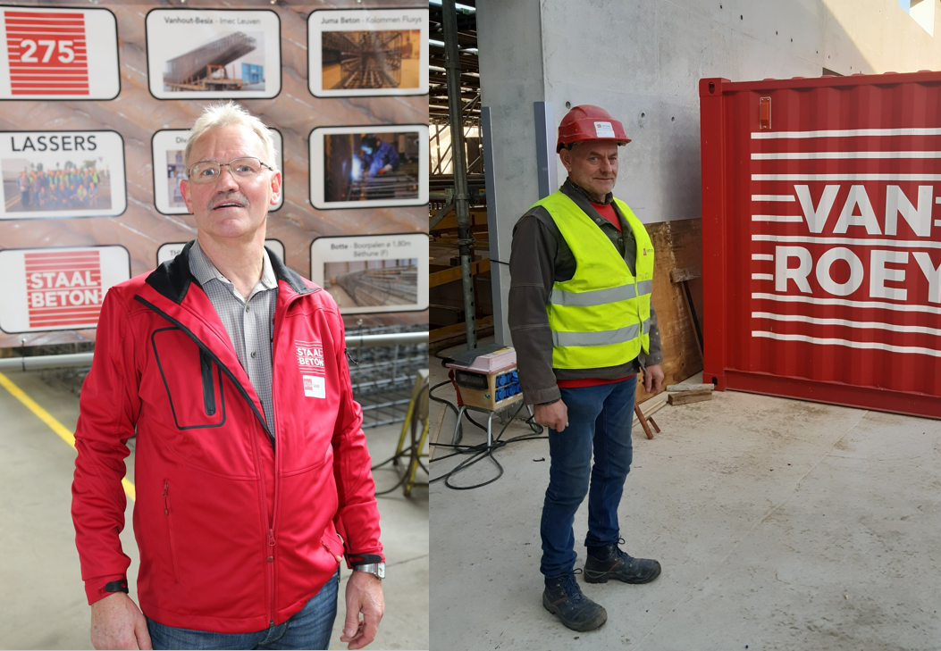 Groep Van Roey eert trouwe medewerkers Cis en Louis - Made in