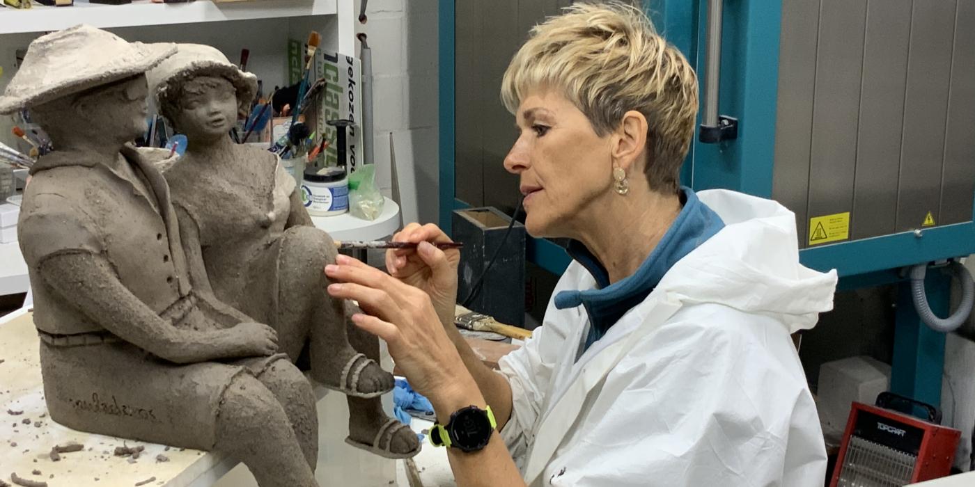 Kunstenares Veerle De Vos profileert zich ook meer en meer als onderneemster - Made in