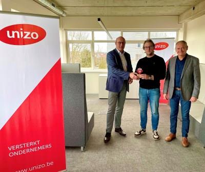 Unizo West-Vlaanderen verkiest Alexander Verberckmoes (WeConstruct) tot West-Vlaamse Starter van ...
