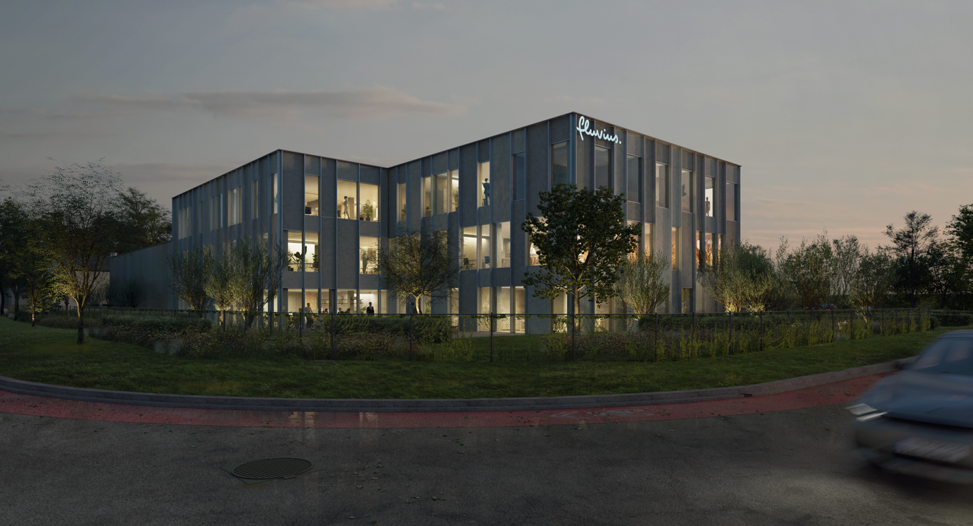 ION bouwt nieuwe HQ van Fluvius aan de rand van Brugge - Made in
