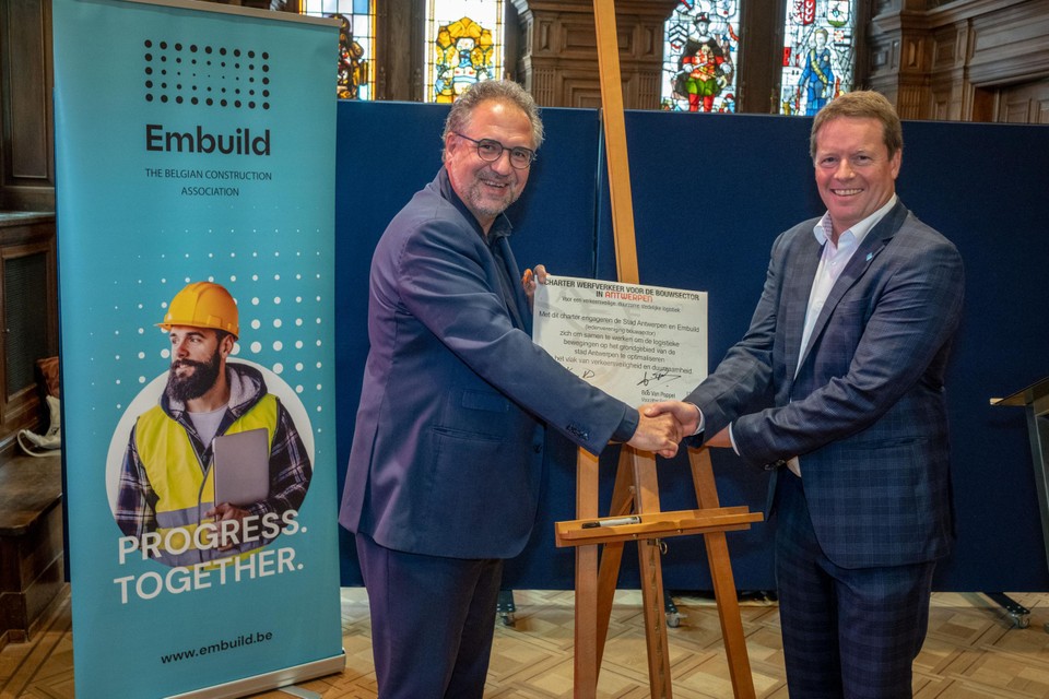 Bouwsector en stad werken samen om werfverkeer veiliger te maken - Made in