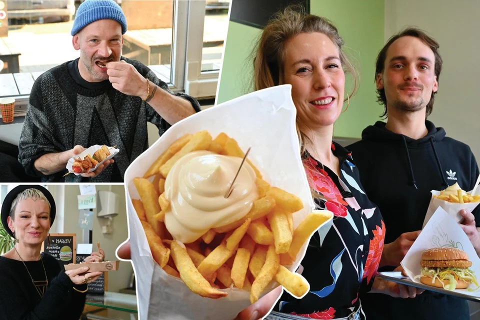 Het succes van Frituur Tina, waar vegetariërs en veganisten verwend ...