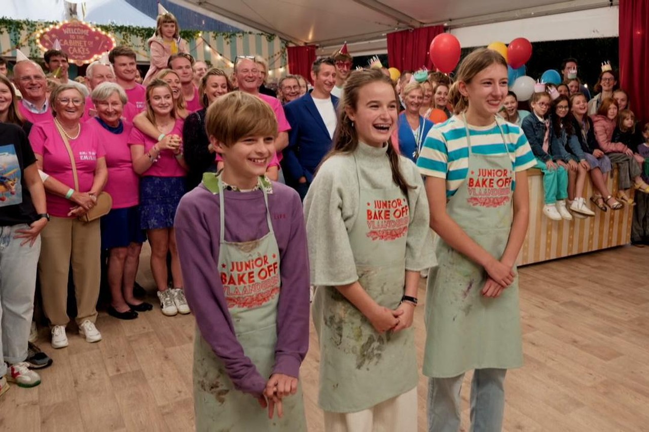 Creatieve dochter van Peter Vyncke in de schijnwerpers van de tv-camera ...