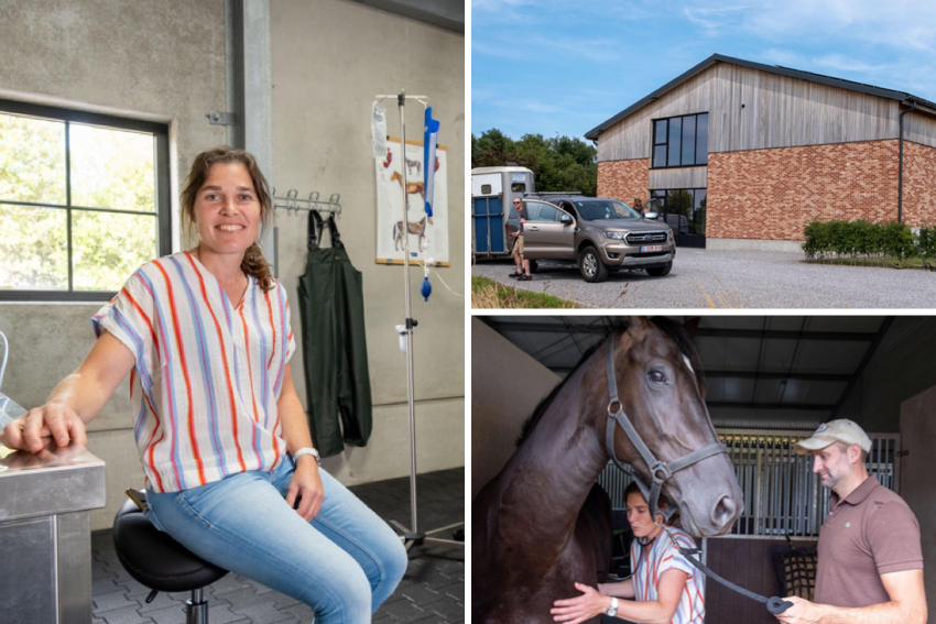 Paardenpraktijk van dierenarts Isabel van der Kuijl feestelijk geopend ...