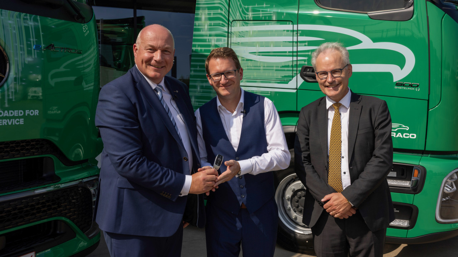 Ghistelinck voorziet Eutraco van unieke vloot e-vrachtwagens - Made in