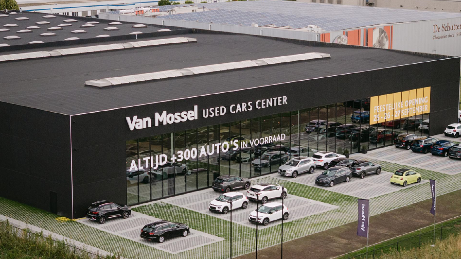 Van Mossel opent grootste indoor tweedehandswagencenter van België in ...