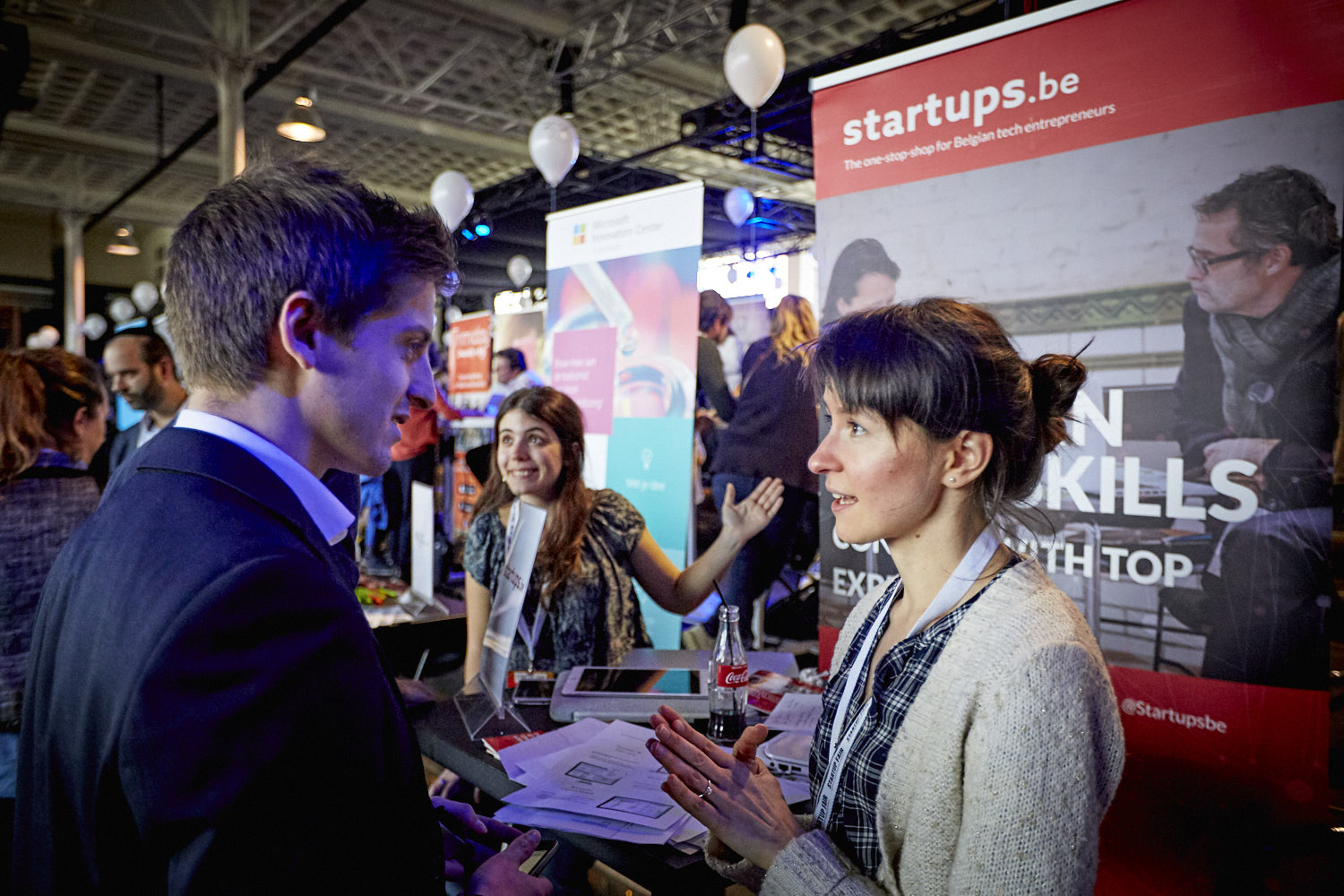 Starters bieden jobs aan op Antwerp Startup Fair. - Made in