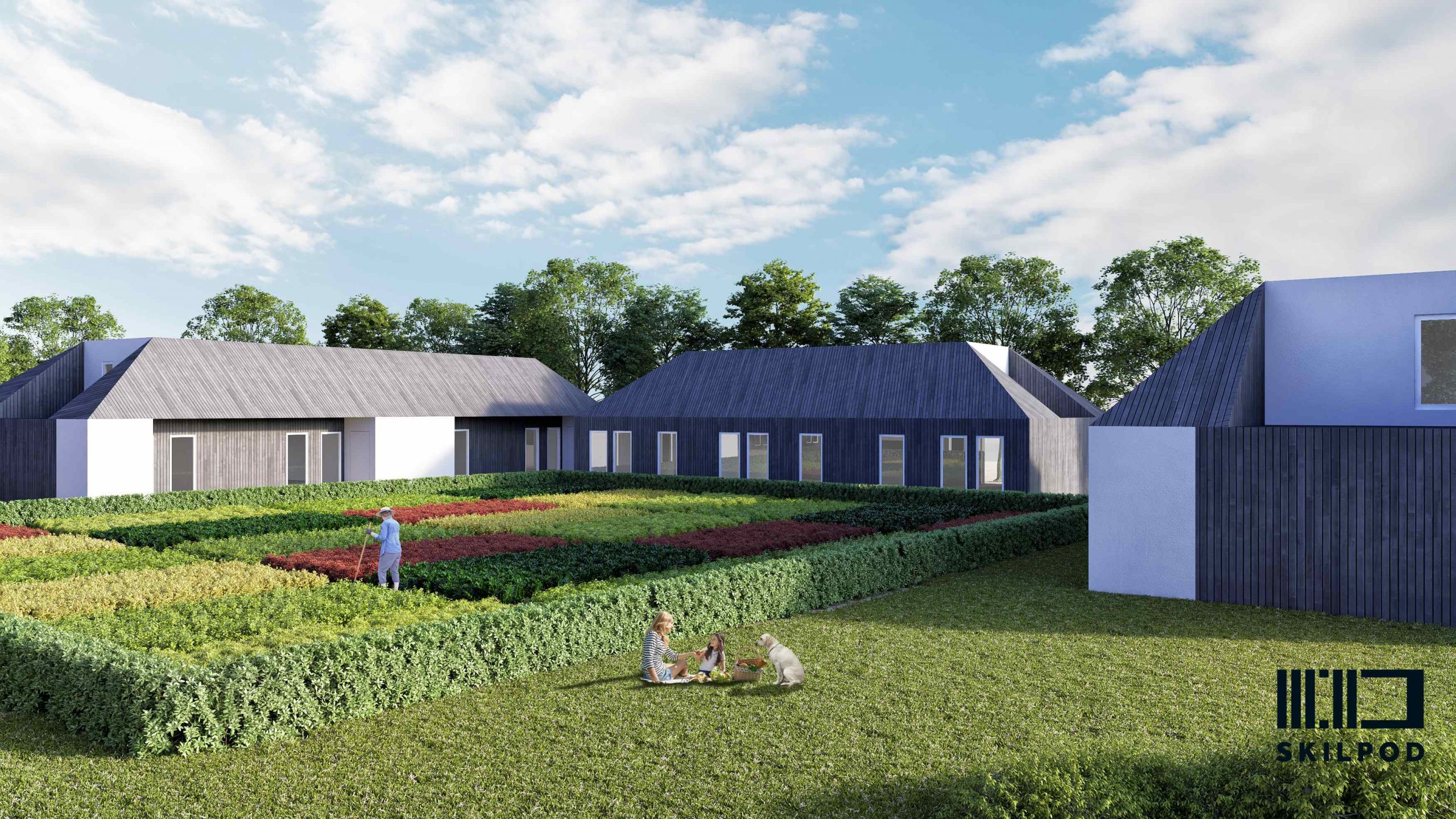 Skilpod (Geel) bouwt mobiel dorp op Nederlands eiland - Made in