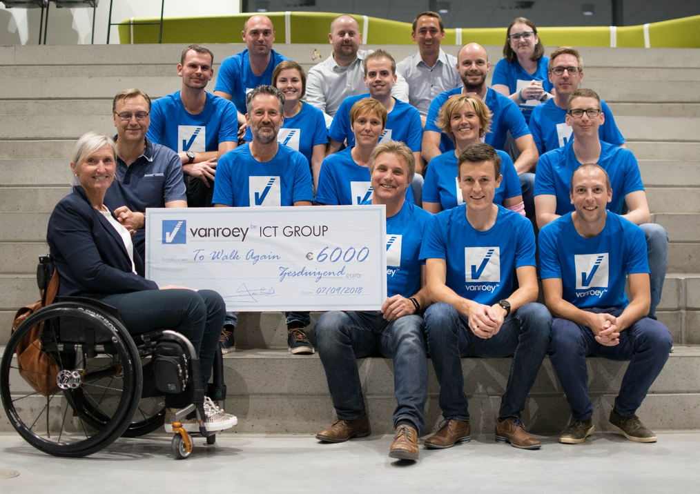 VanRoey.be quizt 6.000 euro bij mekaar voor To Walk Again - Made in
