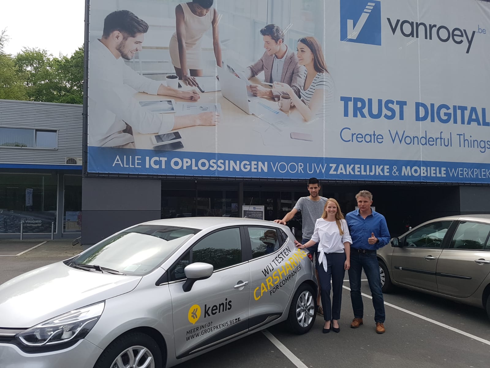 VanRoey.be test als eerste autodeelapp van Groep Kenis - Made in