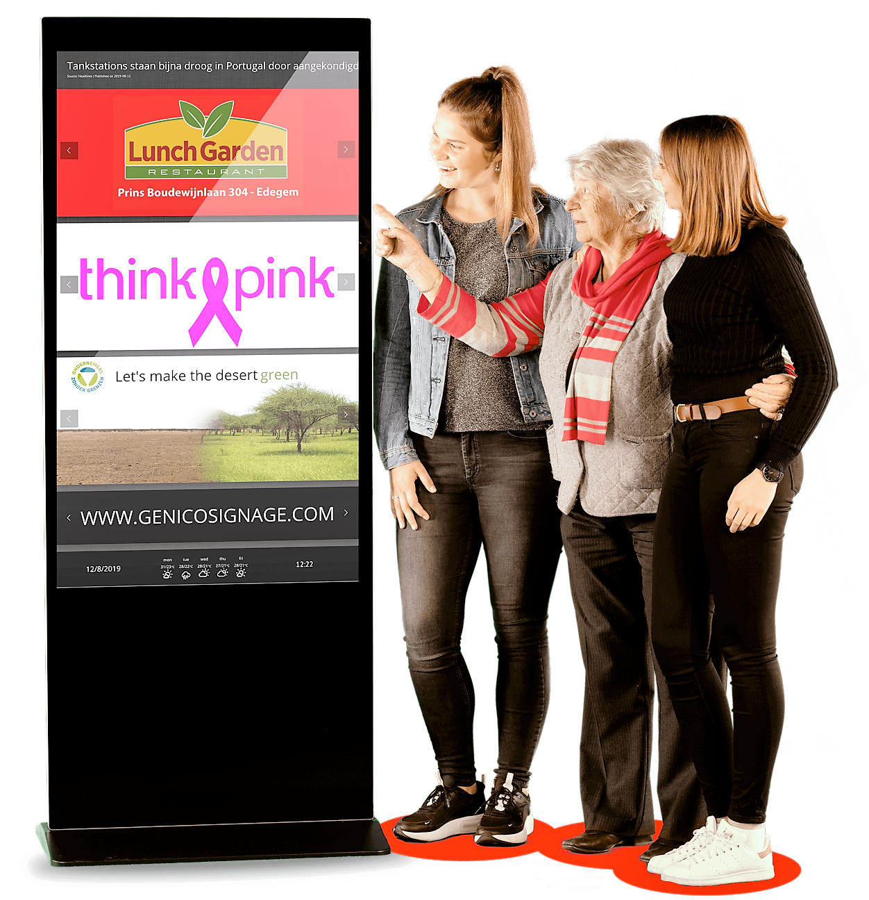 Genico Signage biedt Mechelse handelszaken gratis reclame - Made in