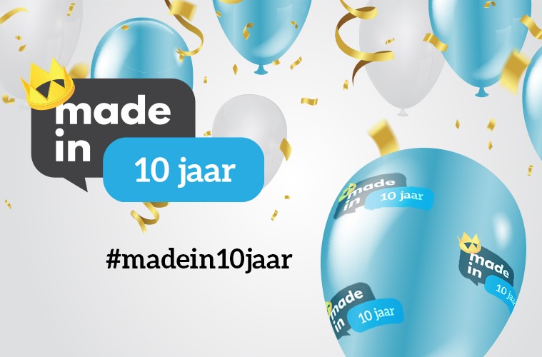 Waar is dat feestje? Made In is 10 jaar! - Made in