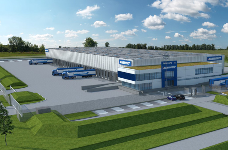 Bouw logistiek centrum Mainfreight van start - Made in